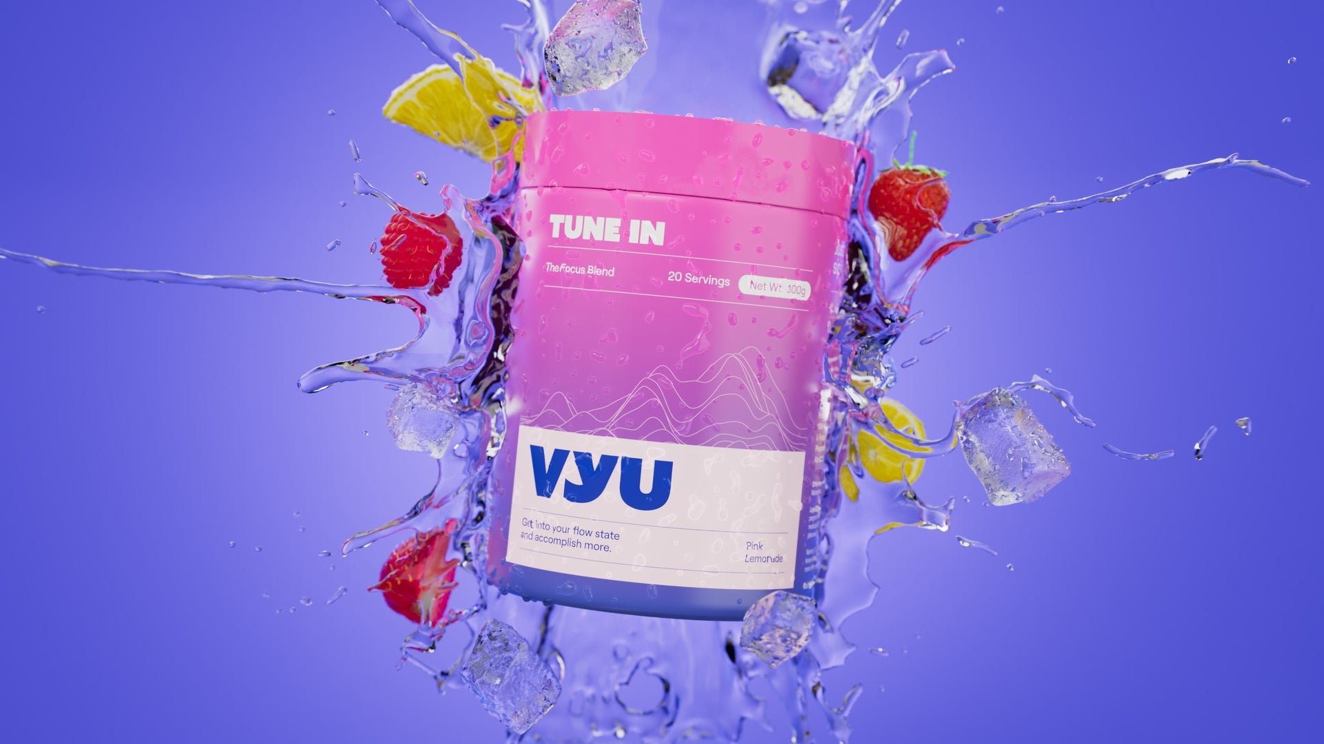 TUNE IN | Mental Performance Drink For Instant Focus | VYU – DrinkVyu
